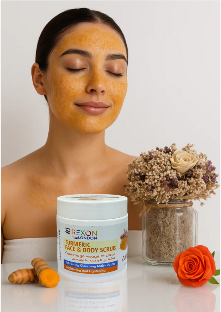 Turmeric Face Scrub | Glow & Clear Natural Skin – RexonLondon