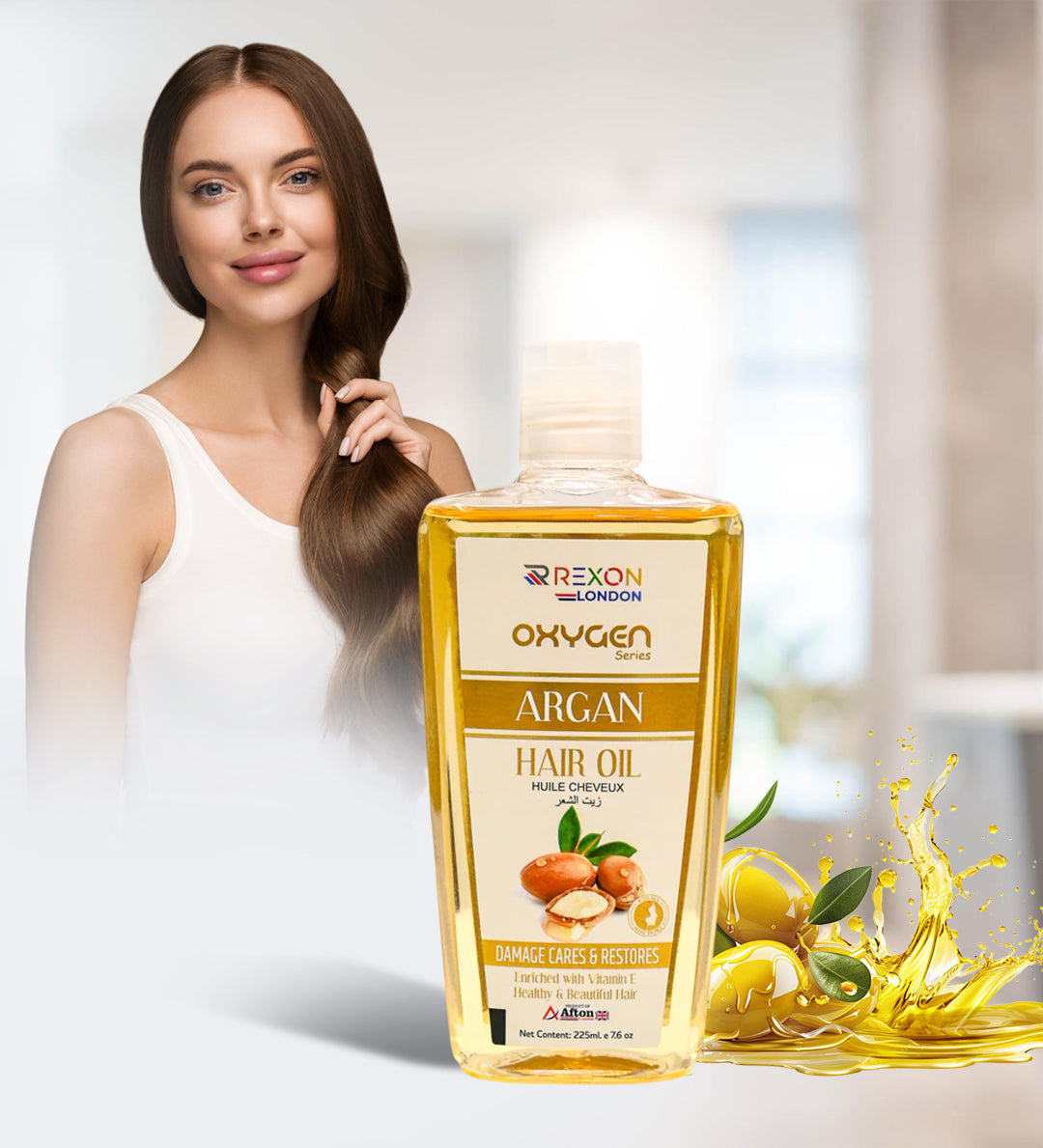 Best Argan Hair Oil in UAE – Nourish & Shine | Rexon London – RexonLondon